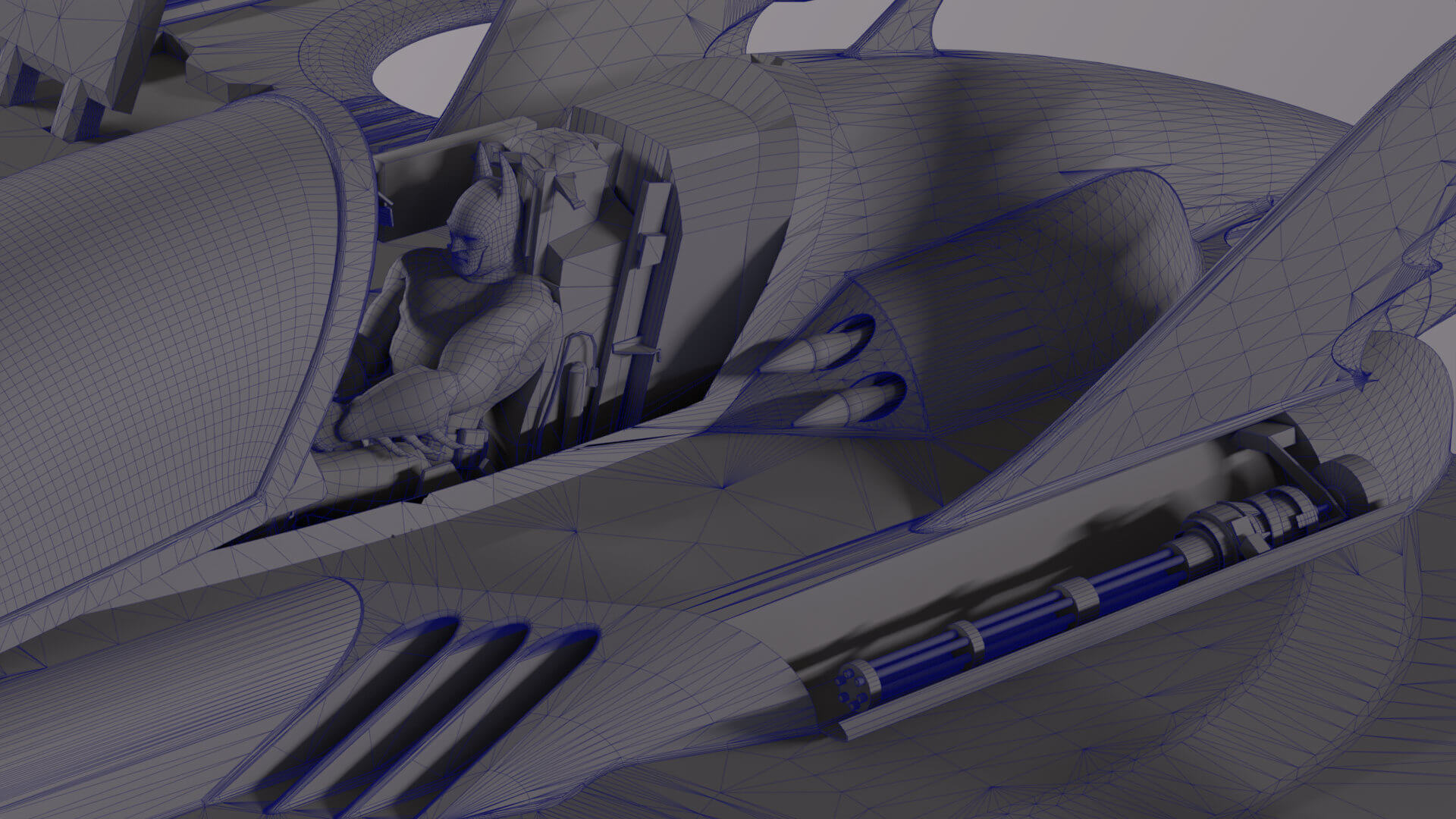 Batwing From The Film Batman 1989 - 3D Model by danyelon