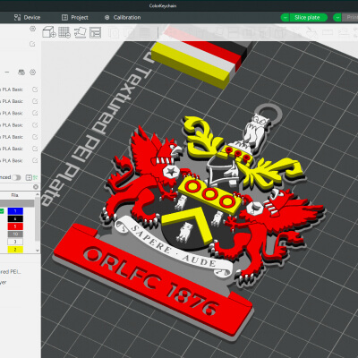 Betfred Championship Oldham RLFC Keychain Badge Color - 3D Model by ...