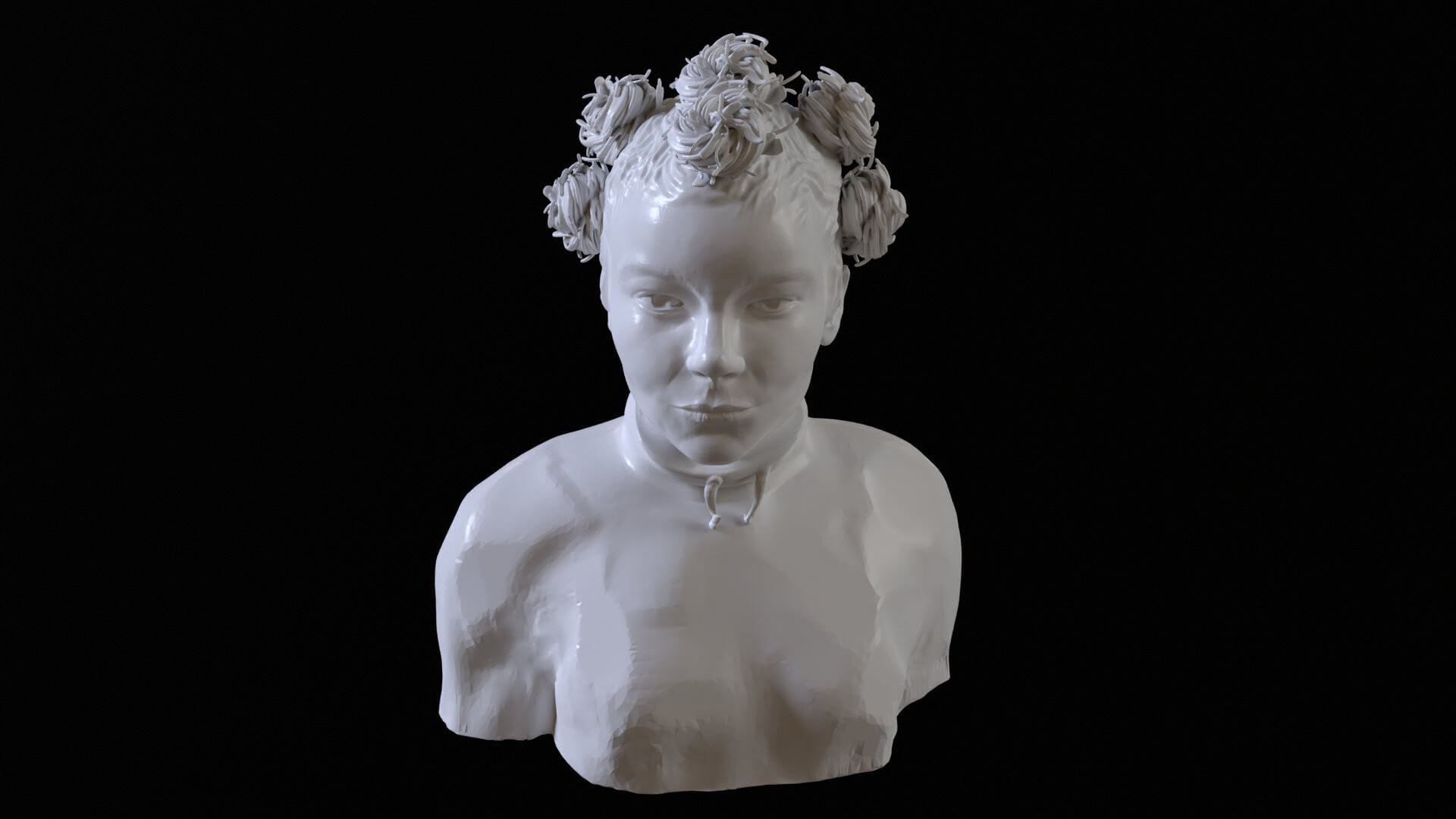 Bjork - 3D Model by danyelon