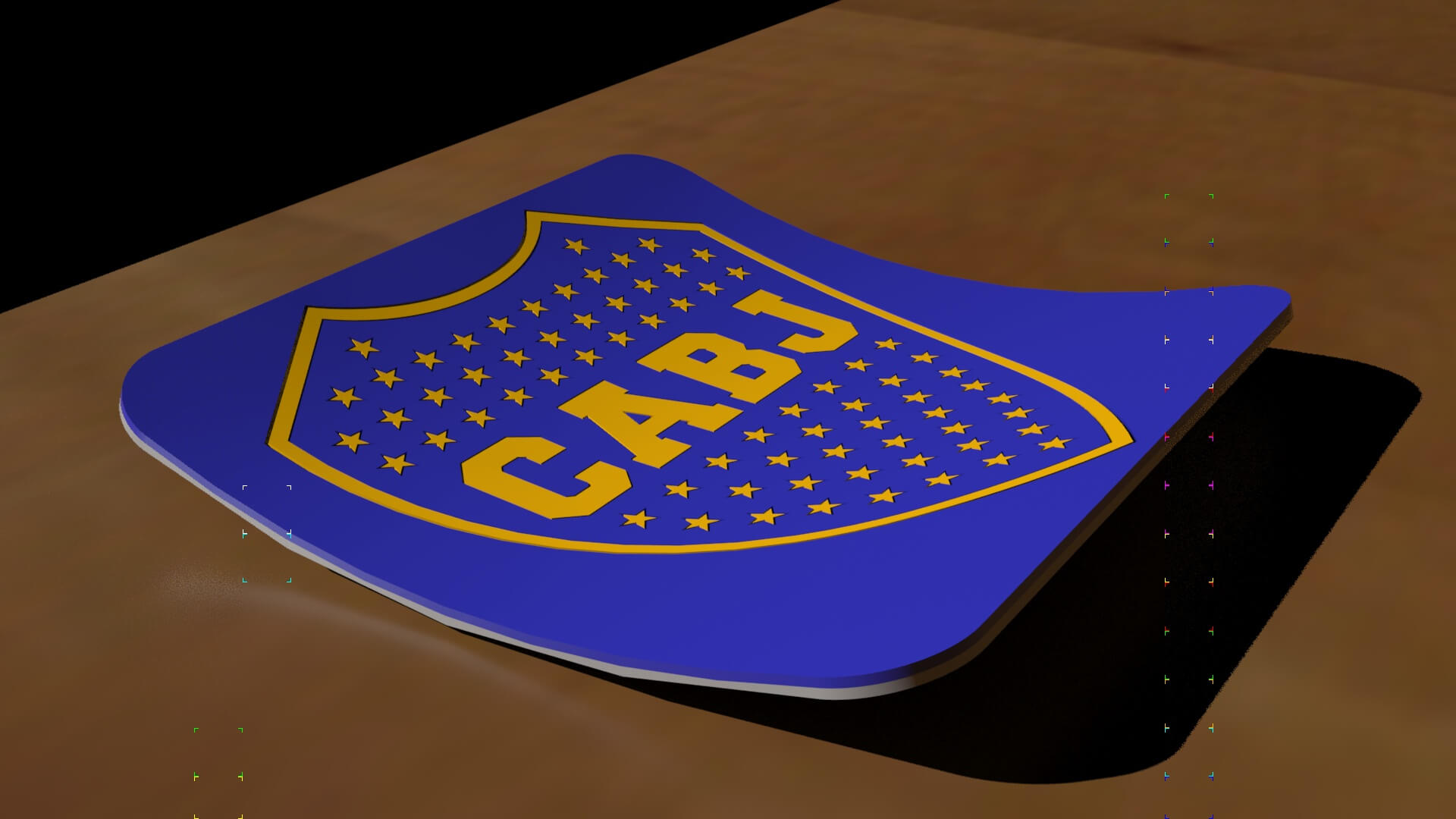 Boca Juniors Coaster and Keychan Printable and PBR - 3D Print Model by ...