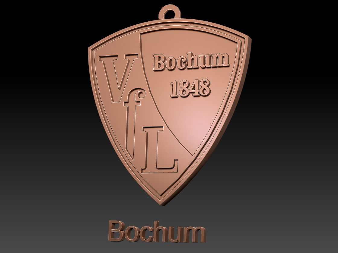 Bochum Logo Printable and Renderable - 3D Model by danyelon