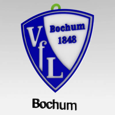 Bochum Logo Printable and Renderable - 3D Model by danyelon