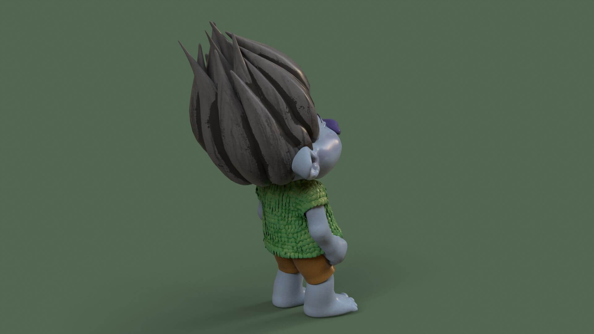 Branch Fan Art From Trolls - 3D Model by danyelon