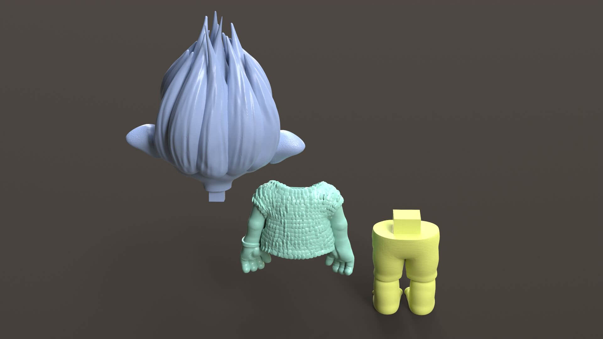 Branch Printable Fan Art From Trolls - 3D Model by danyelon