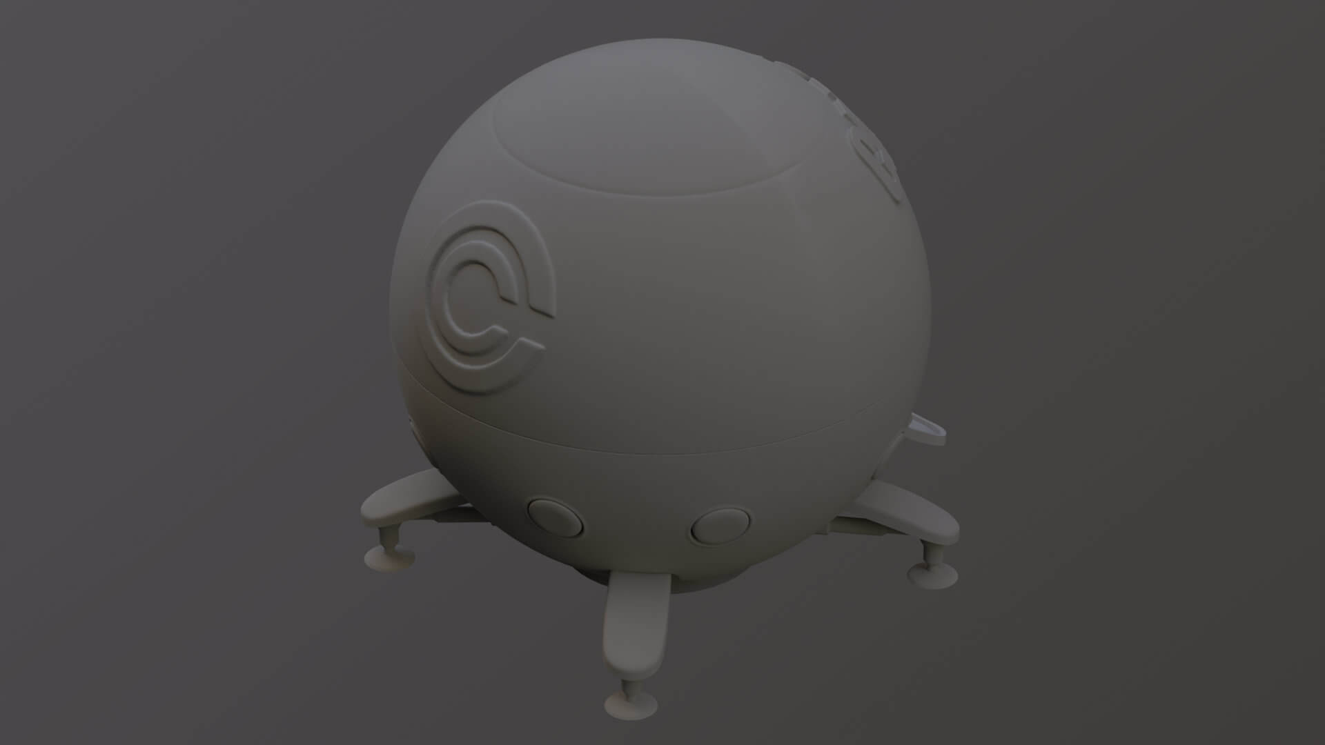 Capsule Corporation Spaceship Printable - 3D Model by danyelon