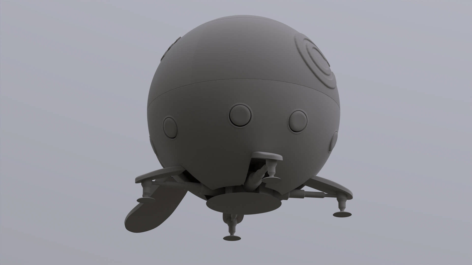 Capsule Corporation Spaceship Printable - 3D Model by danyelon