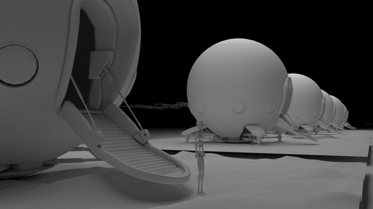 Capsule Corporation Spaceship Renderable - 3D Model by danyelon