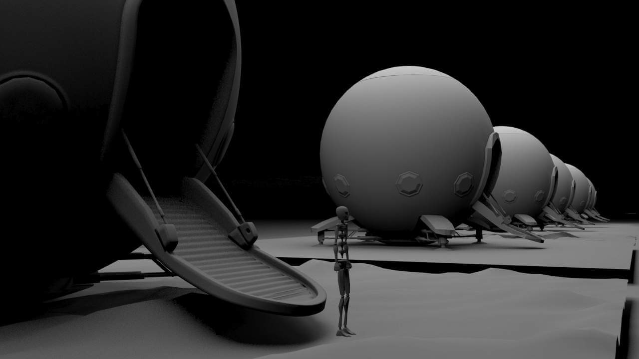 Capsule Corporation Spaceship Renderable - 3D Model by danyelon