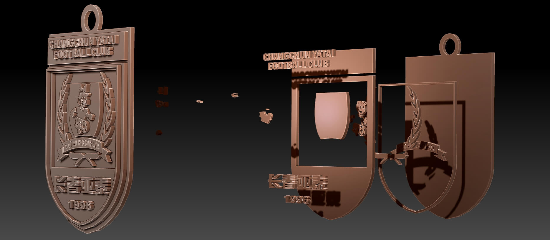 Changchun Yatai Logo Team Printable and PBR - 3D Print Model by danyelon