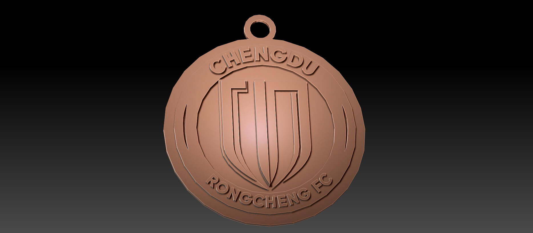 Chengdu Rongcheng Logo Team Printable and PBR - 3D Print Model by danyelon