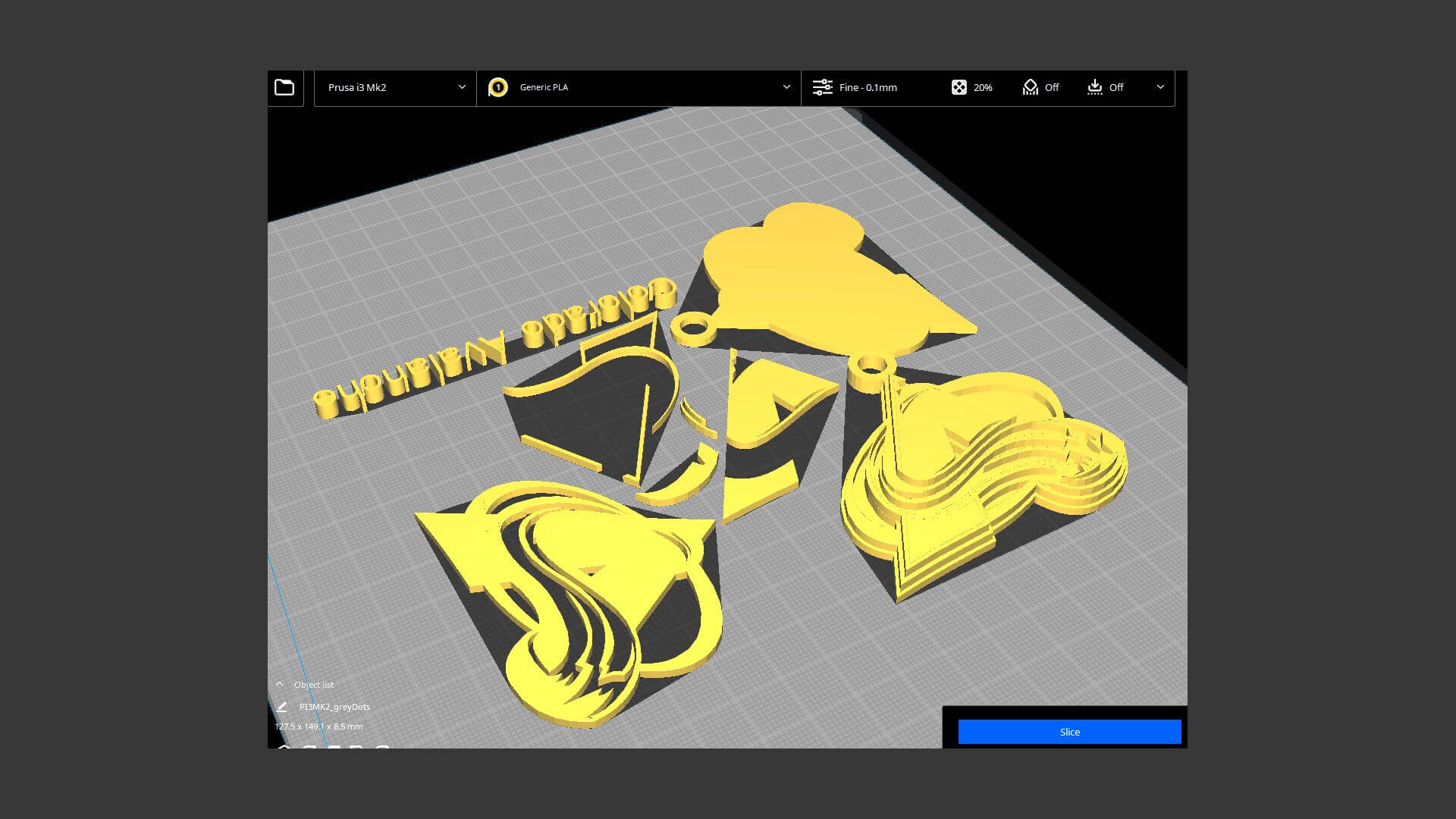 Colorado Avalanche Logo Shield Printable and Renderable Keyc - 3D Print ...