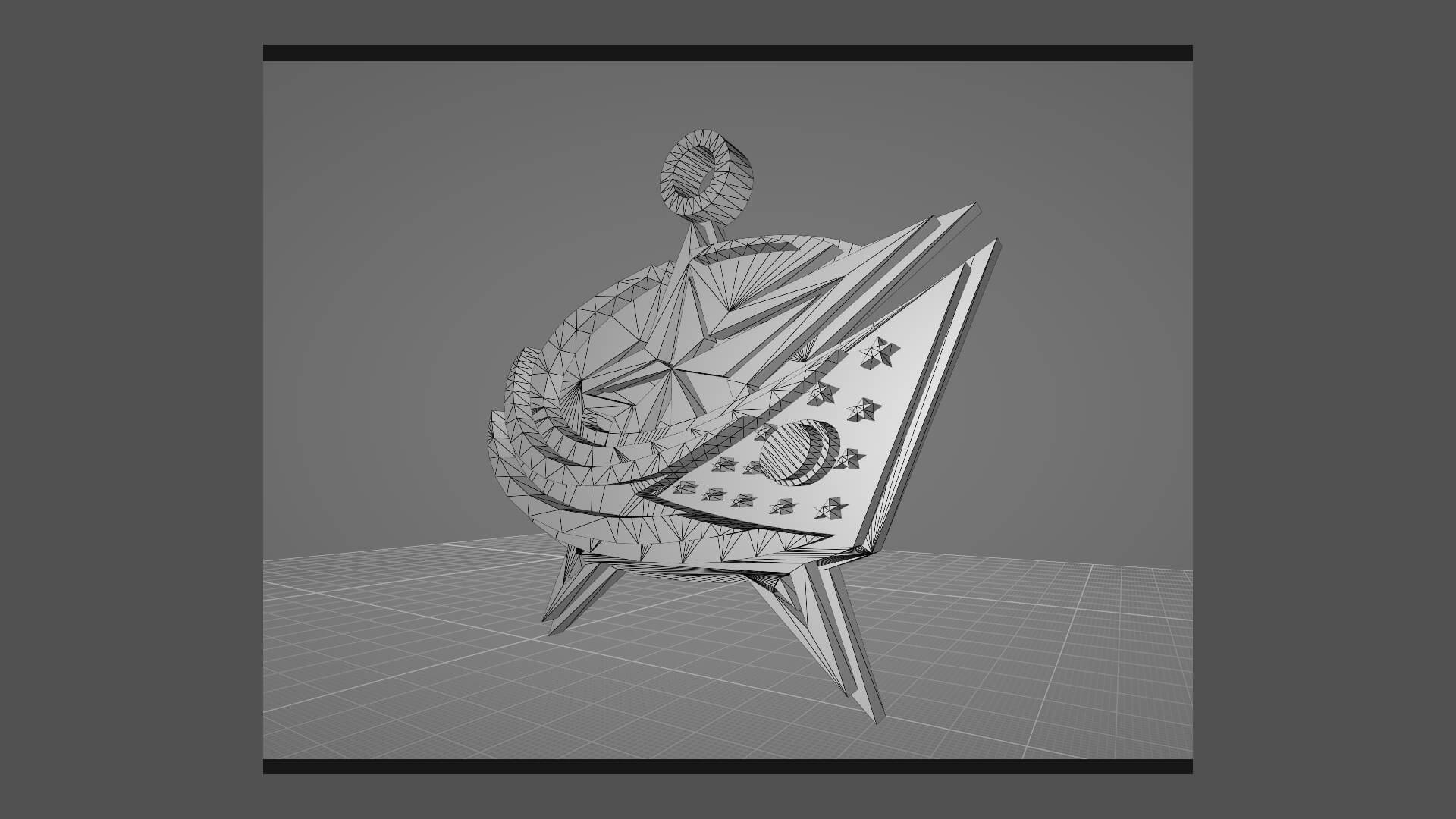Columbus Blue Jackets Logo Shield Printable and Renderable K - 3D Print ...
