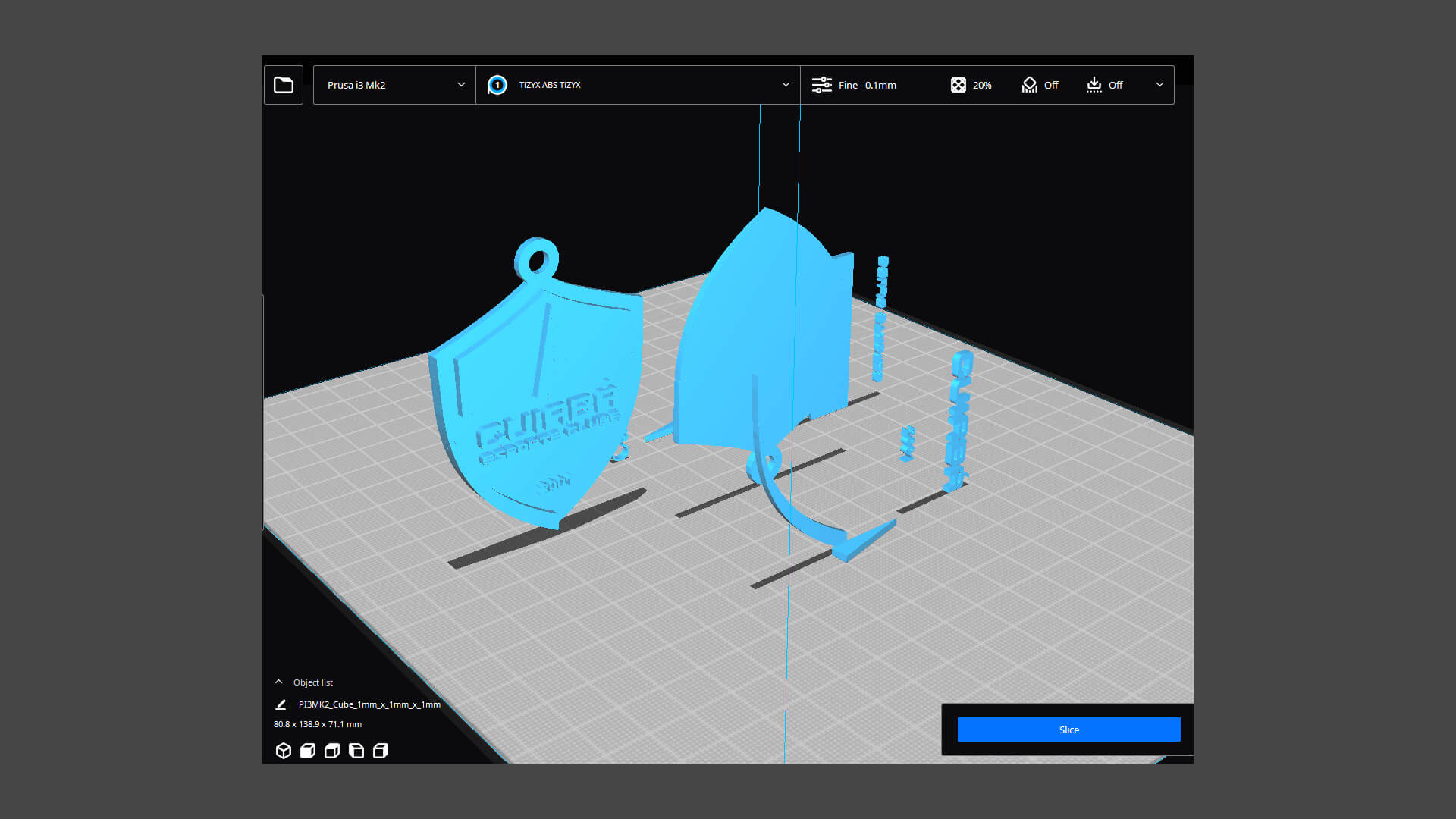 Cuiaba Logo Printable and Renderable Logo Shields Keychan - 3D Print ...