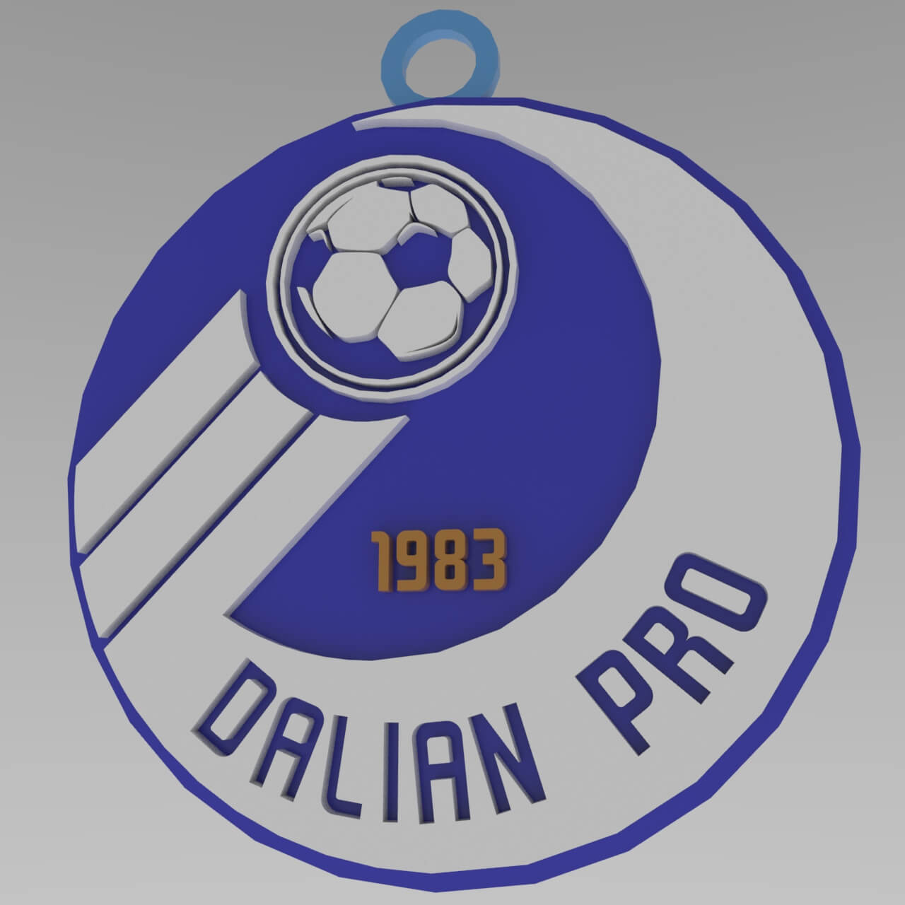 Dalian Pro Aerbin F.c Logo Team Printable and PBR - 3D Model by danyelon