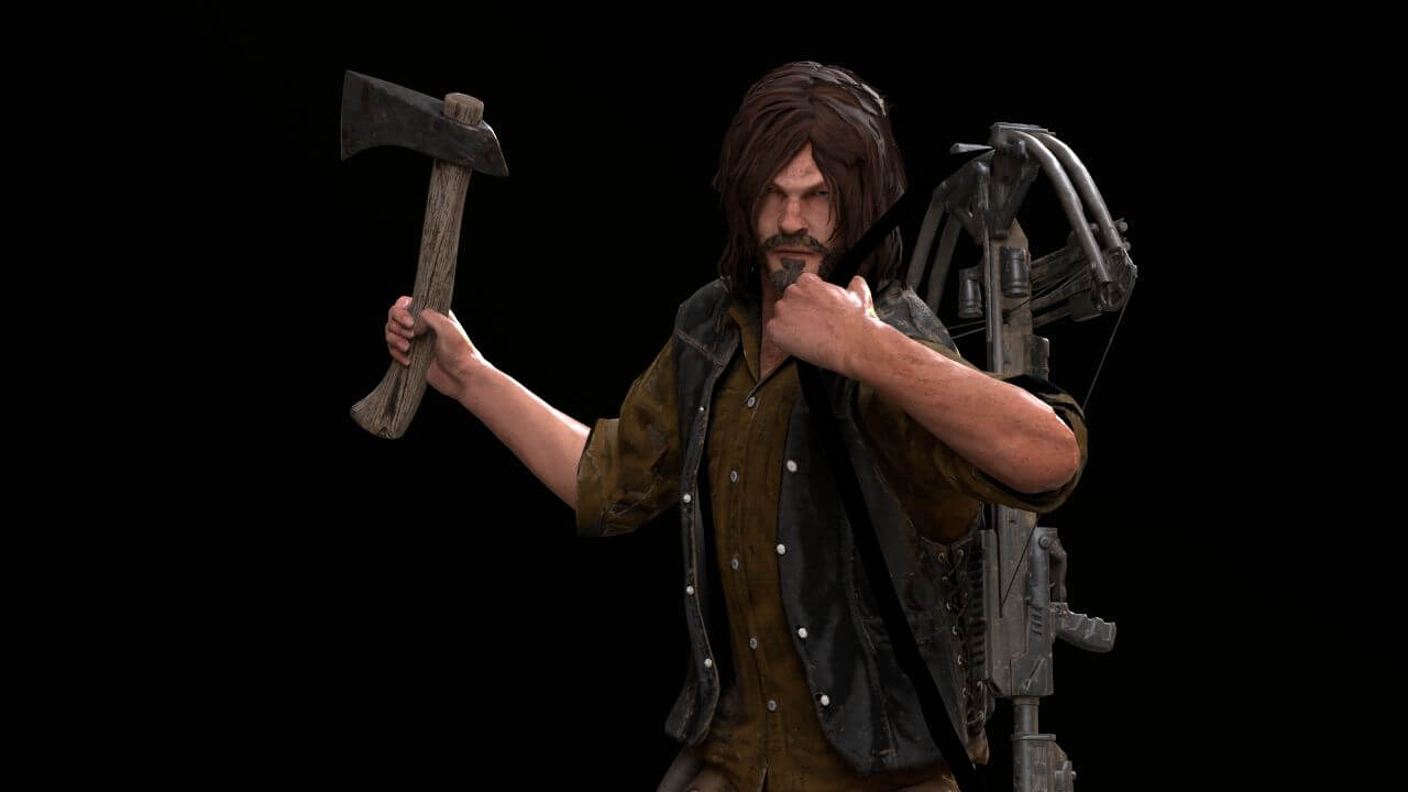Daryl Dixon Renderable PBR Game Ready - 3D Model by danyelon