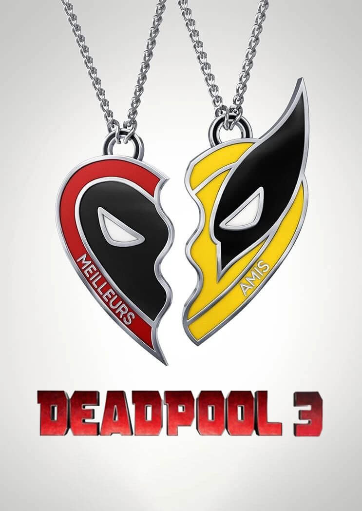 Deadpool 3 Necklace Printable and Renderable - 3D Model by danyelon