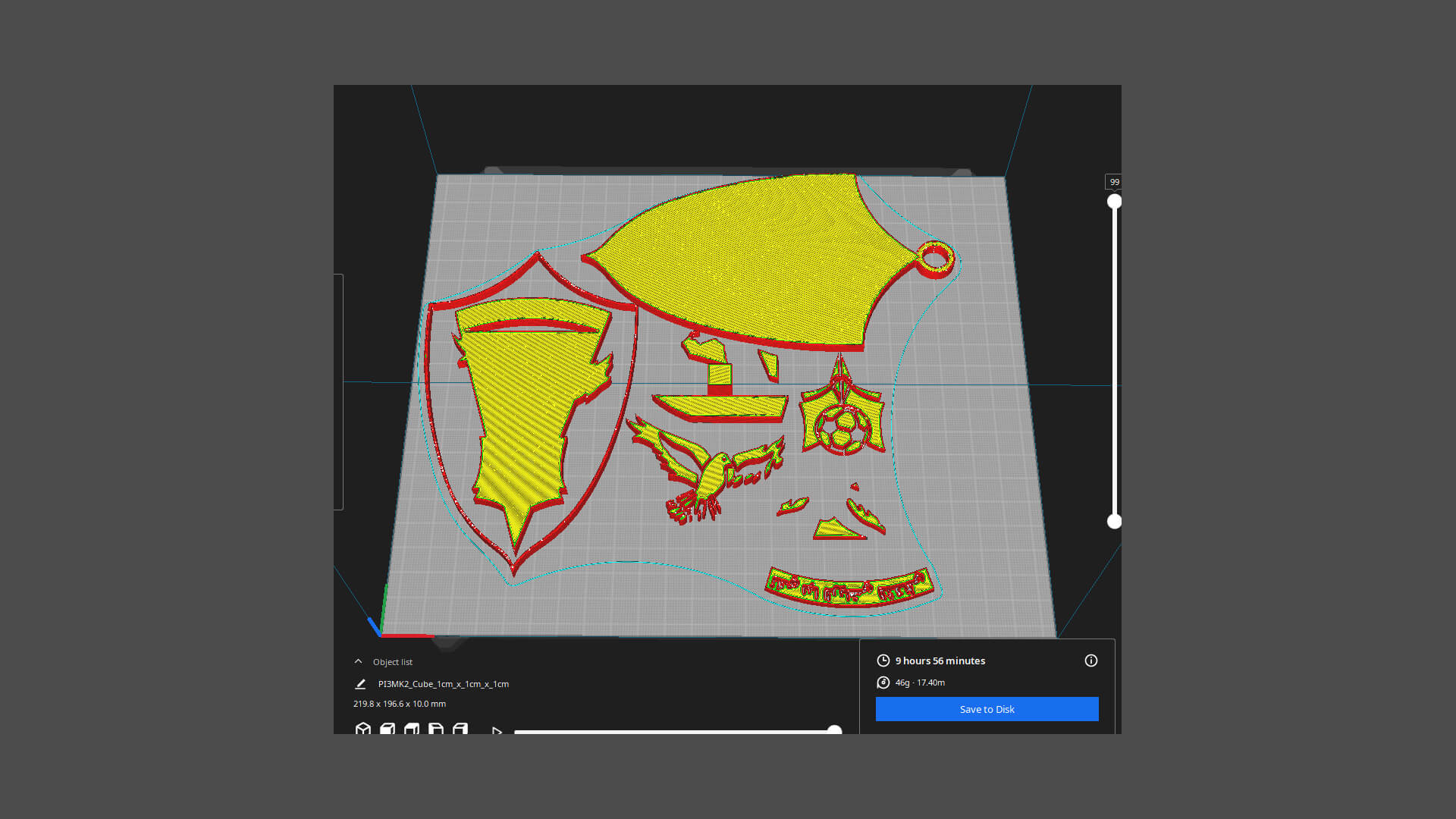 Dibba Club Logo Keychan Shield Printable and Renderable - 3D Print ...