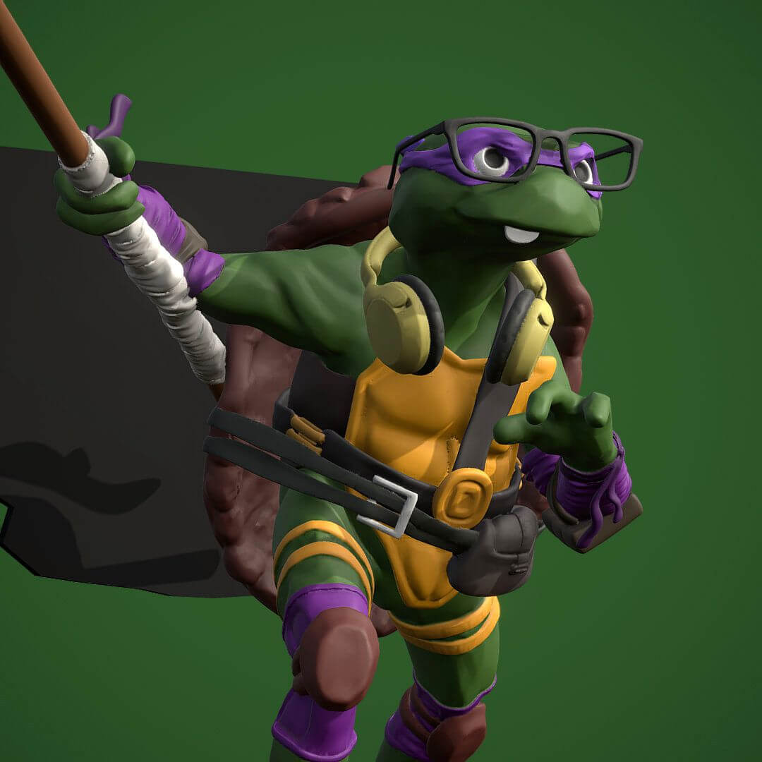 Donatello Printable From TMNT Mutant Mayhem - 3D Model by danyelon