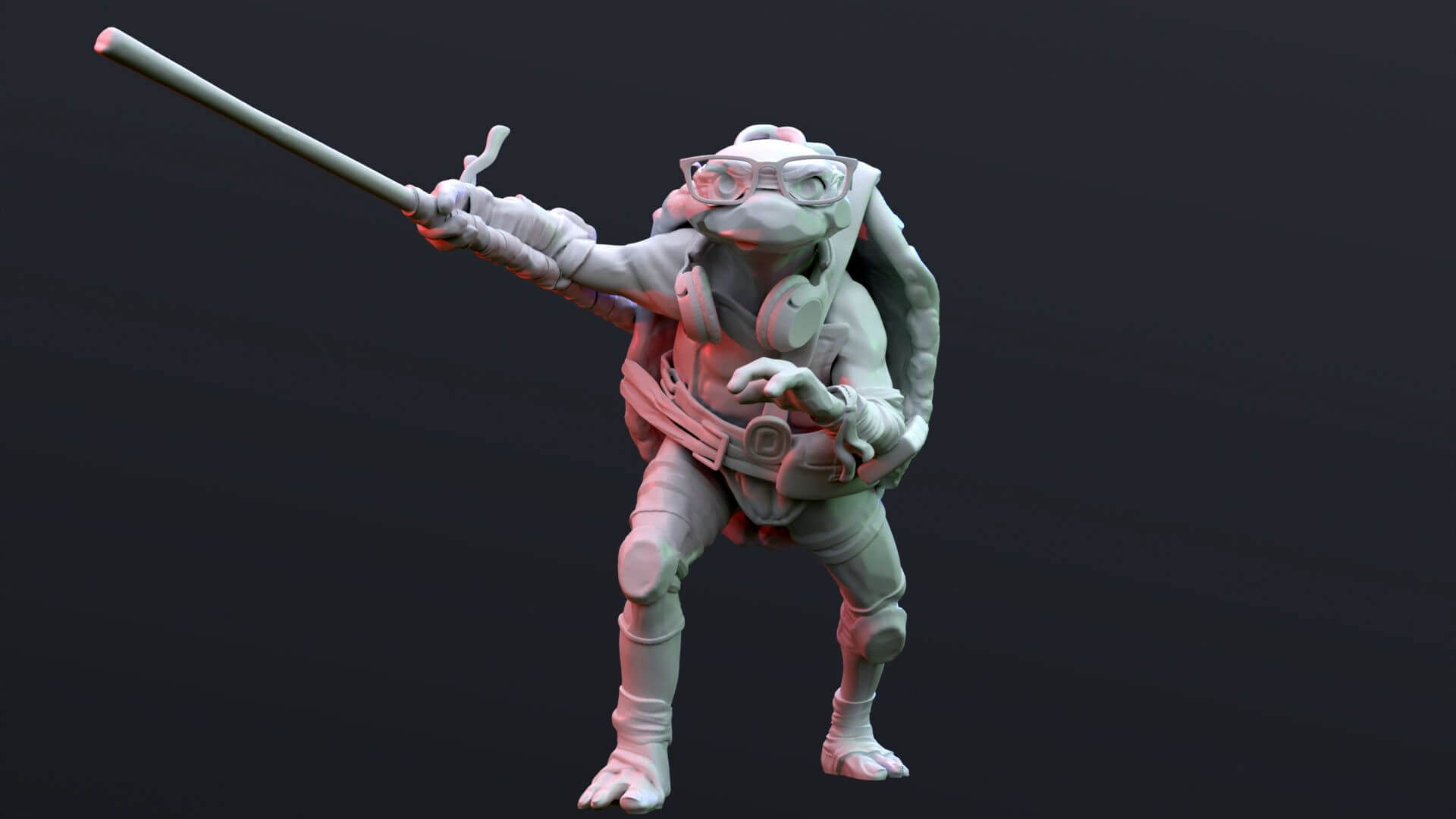 Donatello Printable From TMNT Mutant Mayhem - 3D Model by danyelon