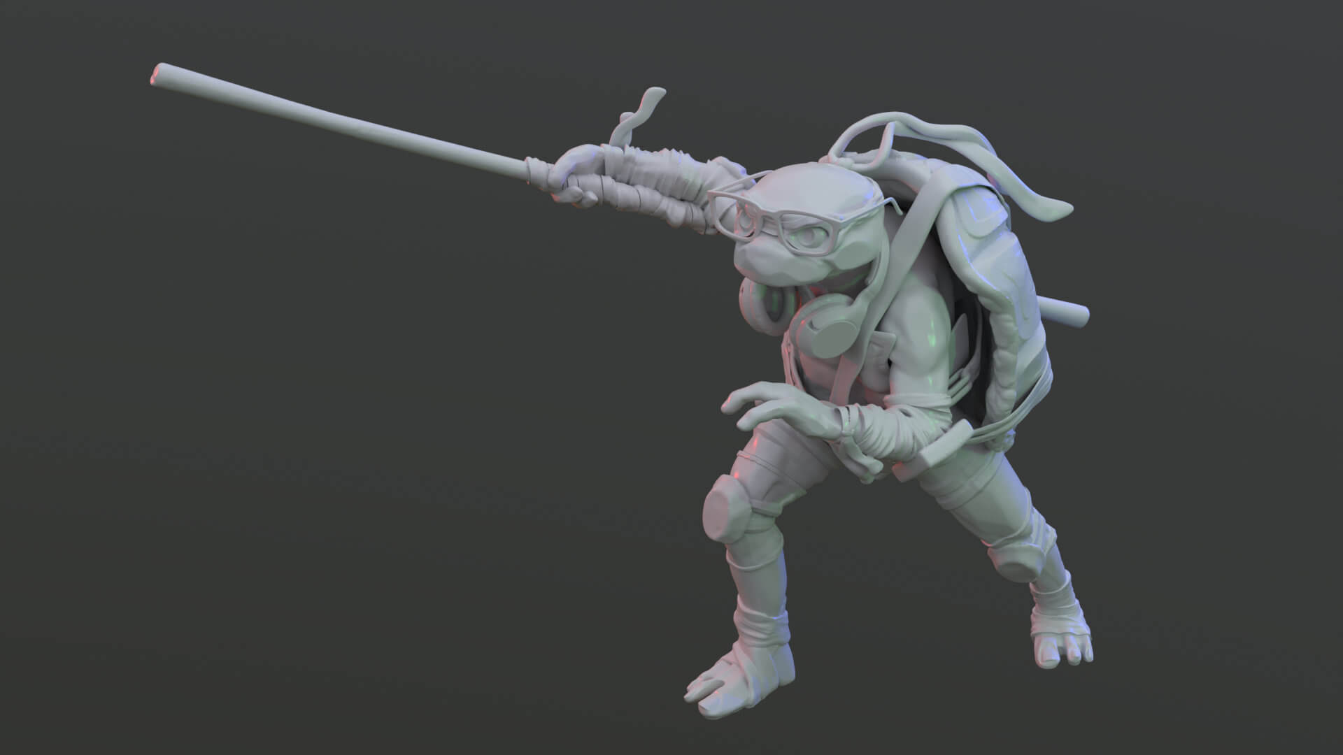 Donatello Printable From TMNT Mutant Mayhem - 3D Model by danyelon