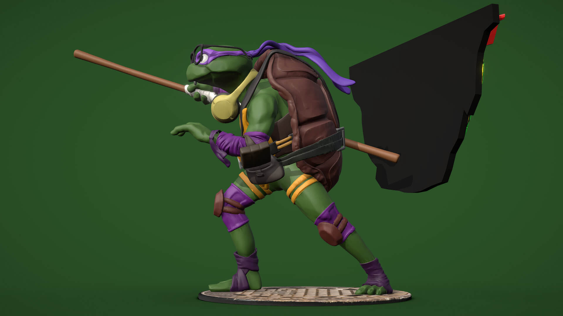 Donatello Printable From TMNT Mutant Mayhem - 3D Model by danyelon