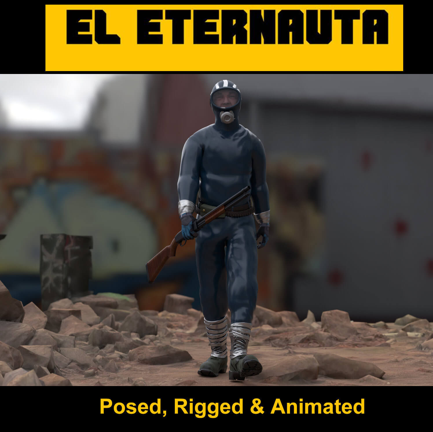 El Eternauta Rigged - 3D Model by danyelon