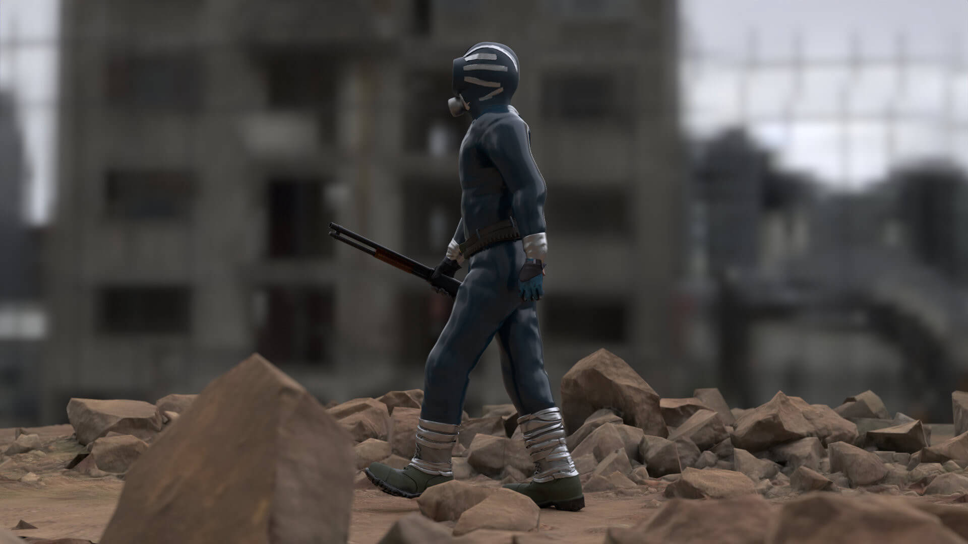 El Eternauta Rigged - 3D Model by danyelon