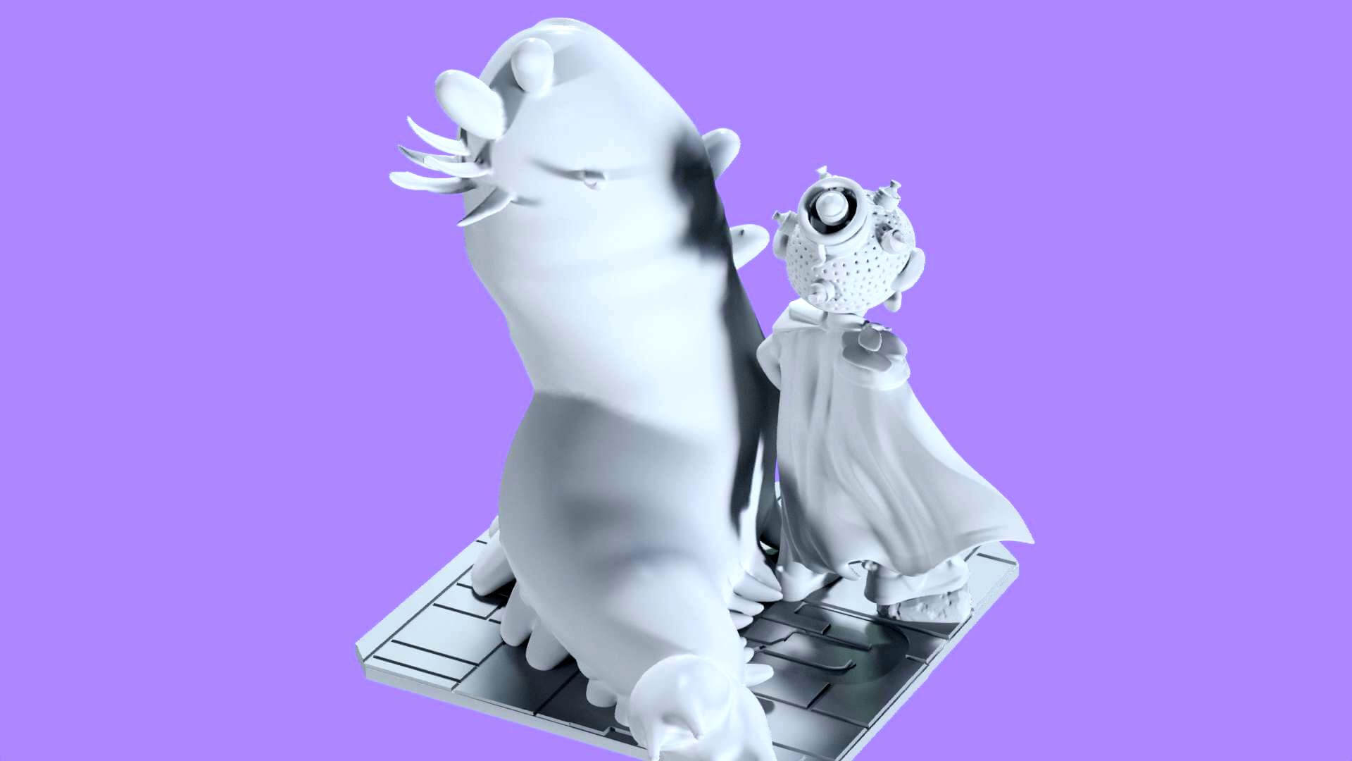 Elio and Gordon Three Poses Printable - 3D Model by danyelon