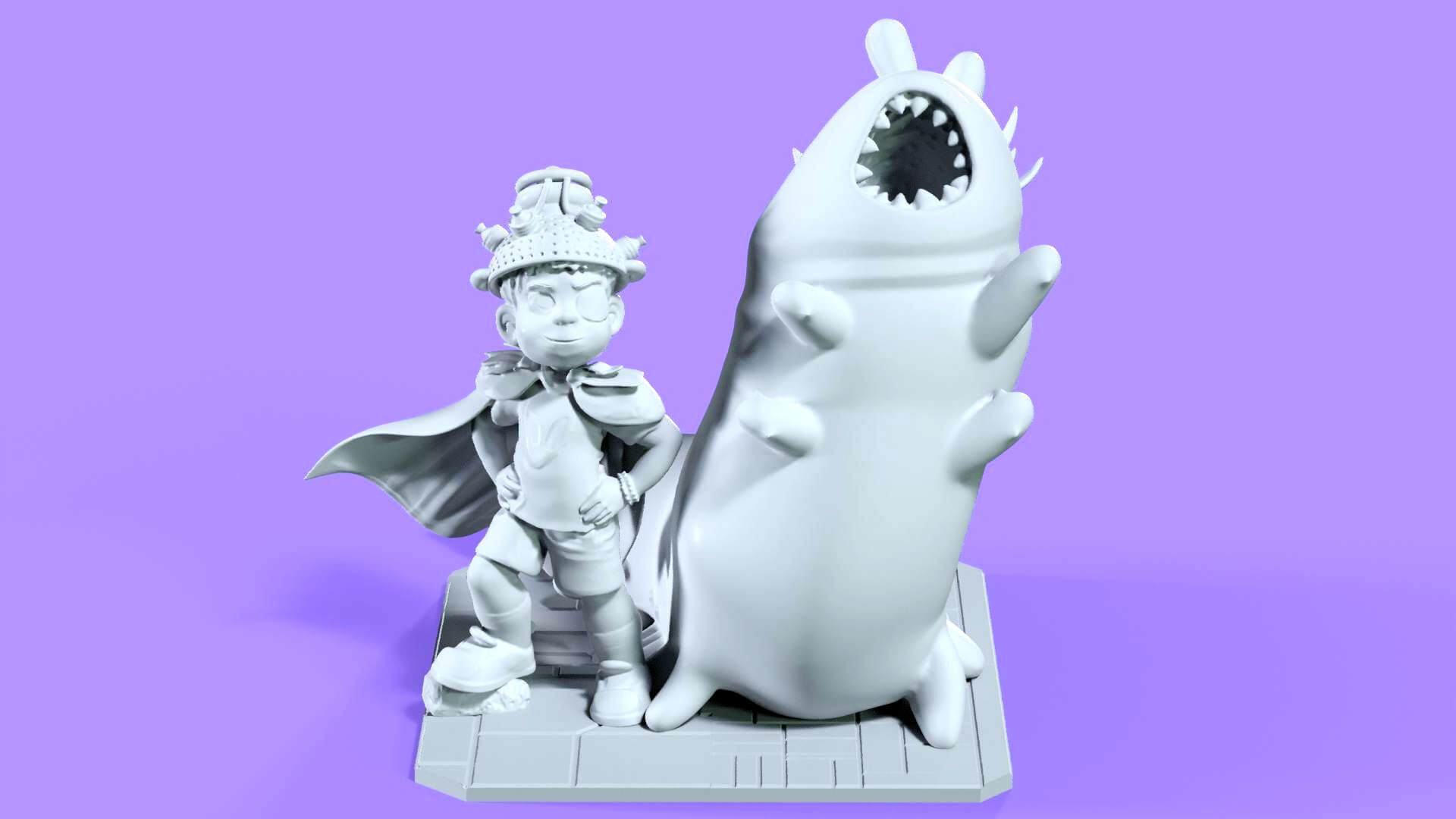 Elio and Gordon Three Poses Printable - 3D Model by danyelon