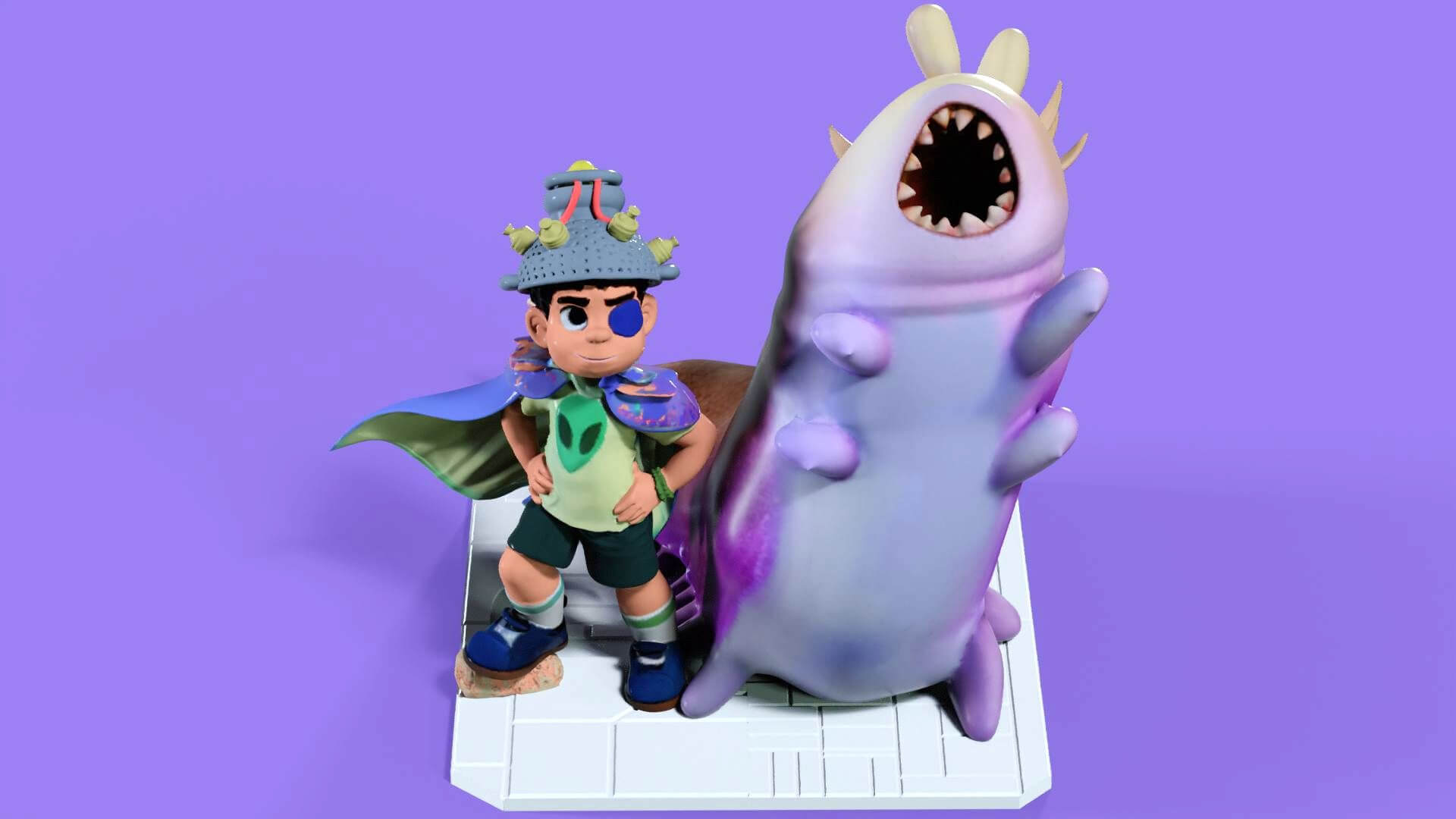 Elio and Gordon Three Poses Printable - 3D Model by danyelon