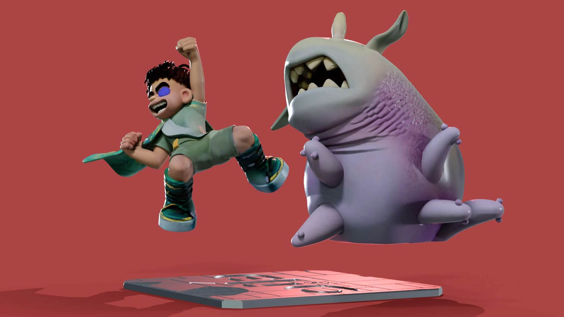 Elio and Gordon Three Poses Printable - 3D Model by danyelon