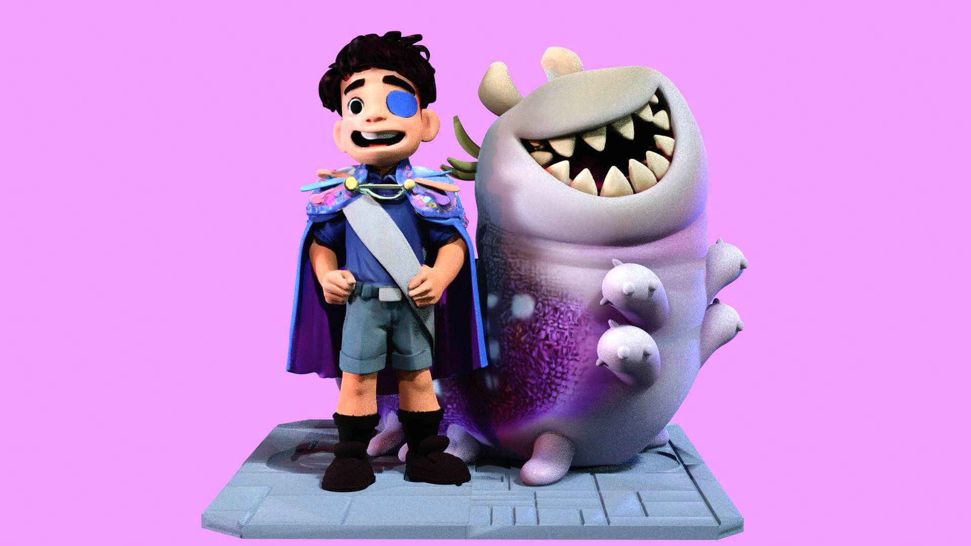 Elio and Gordon Three Poses Printable - 3D Model by danyelon