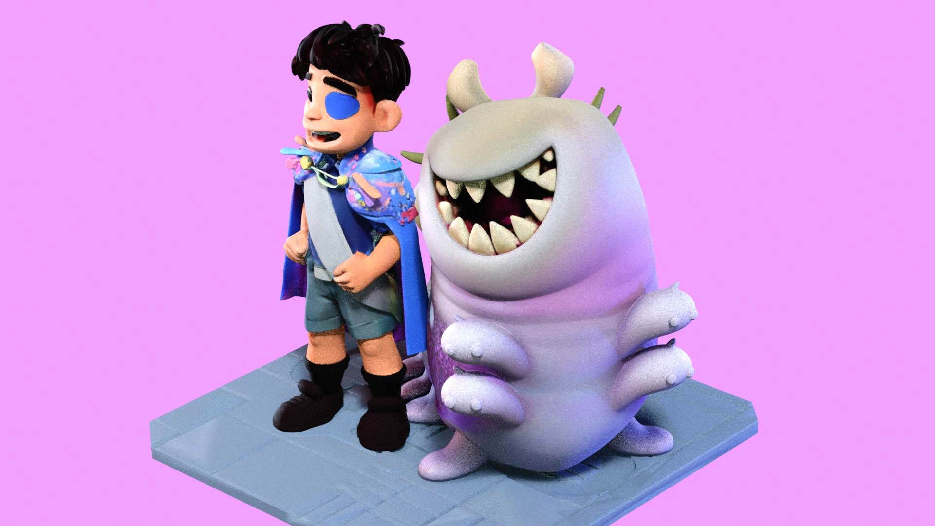 Elio and Gordon Three Poses Printable - 3D Model by danyelon