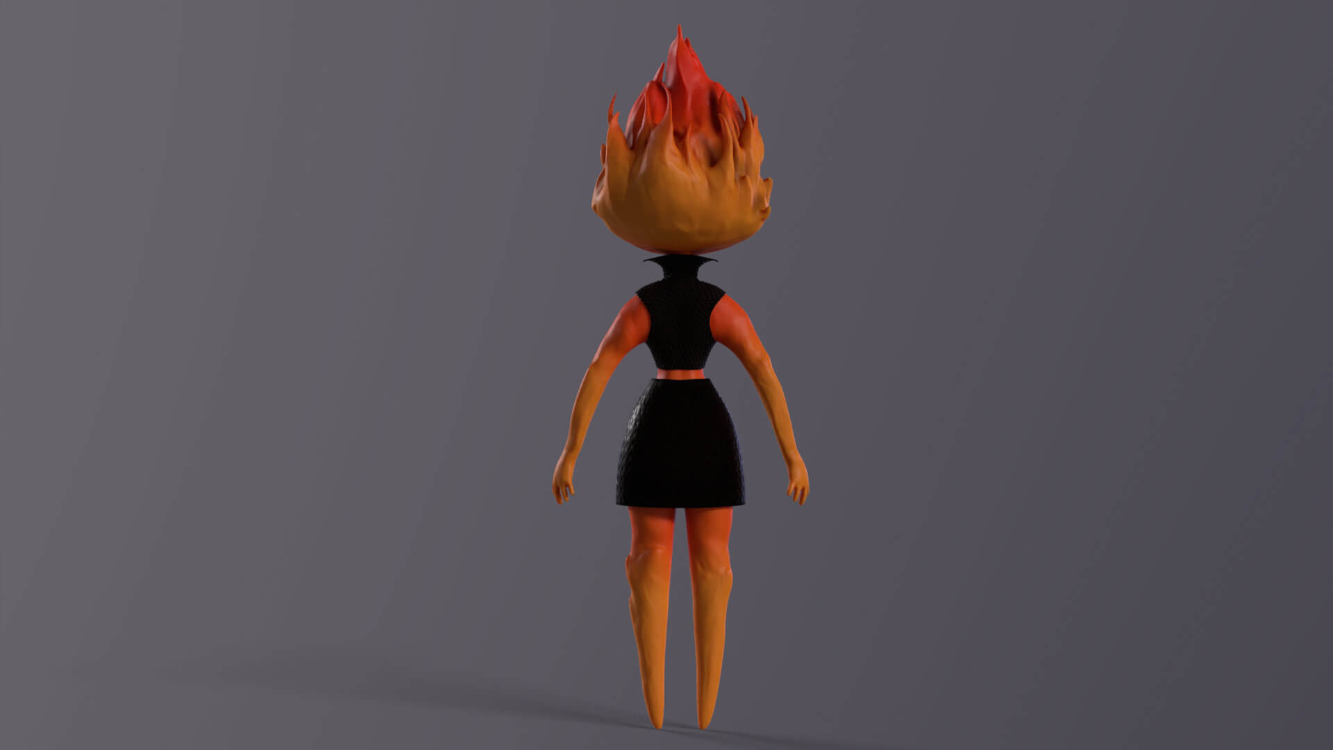 Ember Lumen Pixar Elemental Animated PBR - 3D Model by danyelon