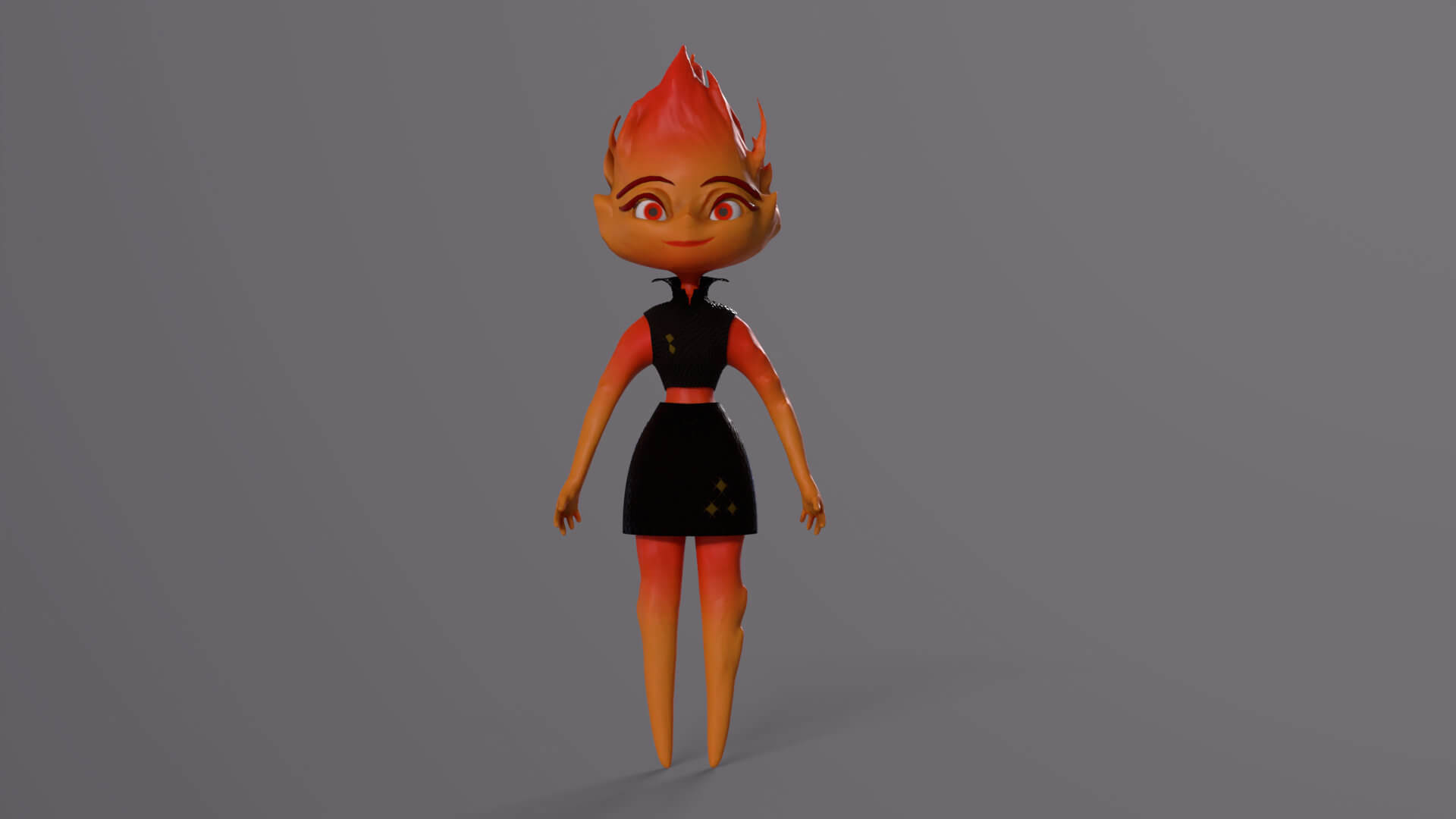 Ember Lumen Pixar Elemental Animated PBR - 3D Model by danyelon