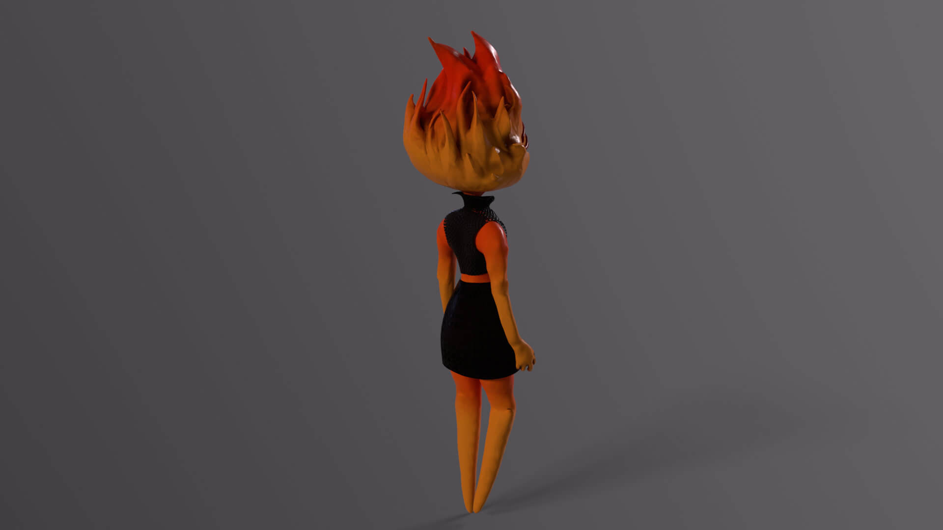 Ember Lumen Pixar Elemental Animated PBR - 3D Model by danyelon