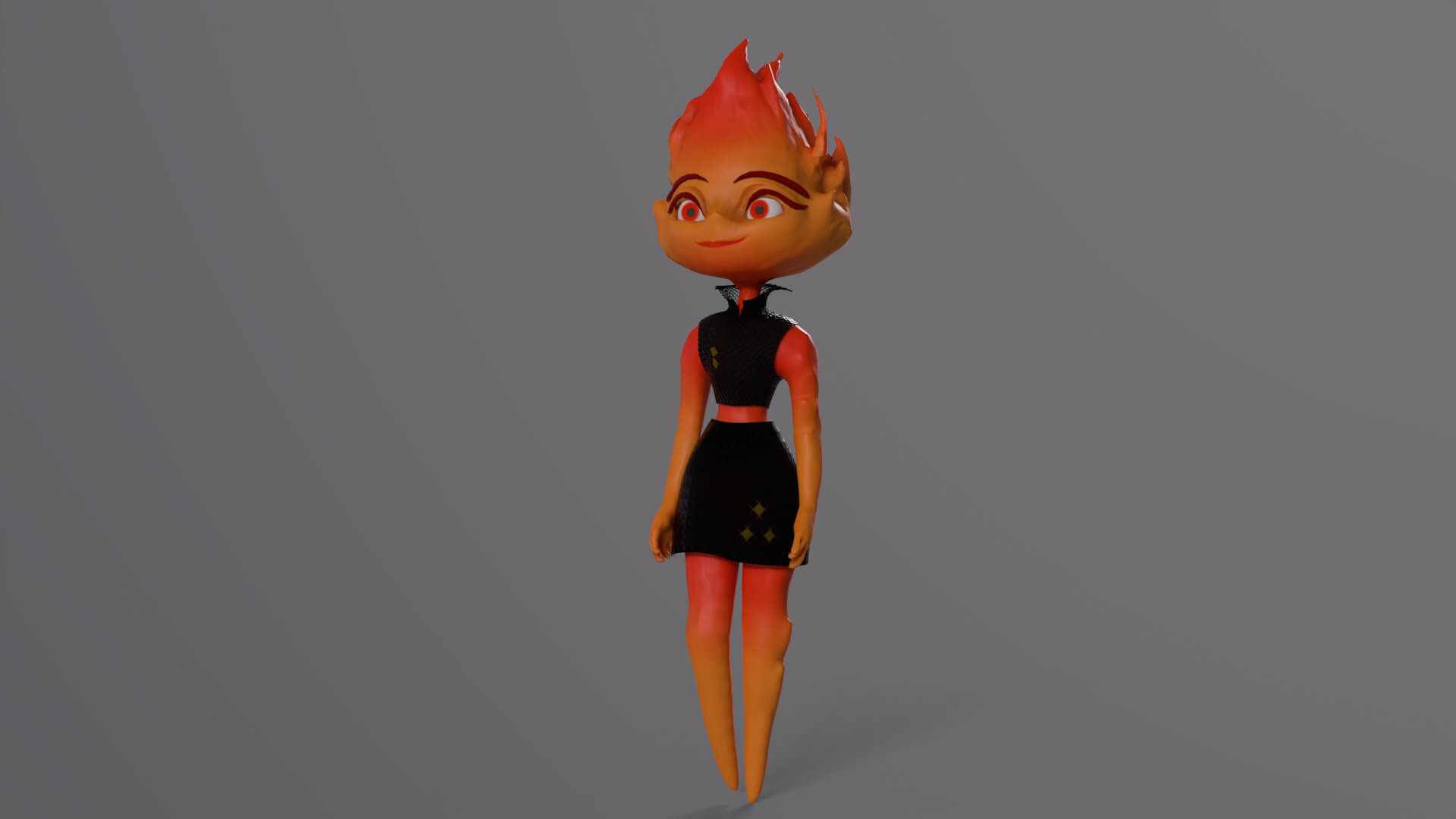 Ember Lumen Pixar Elemental Animated PBR - 3D Model by danyelon