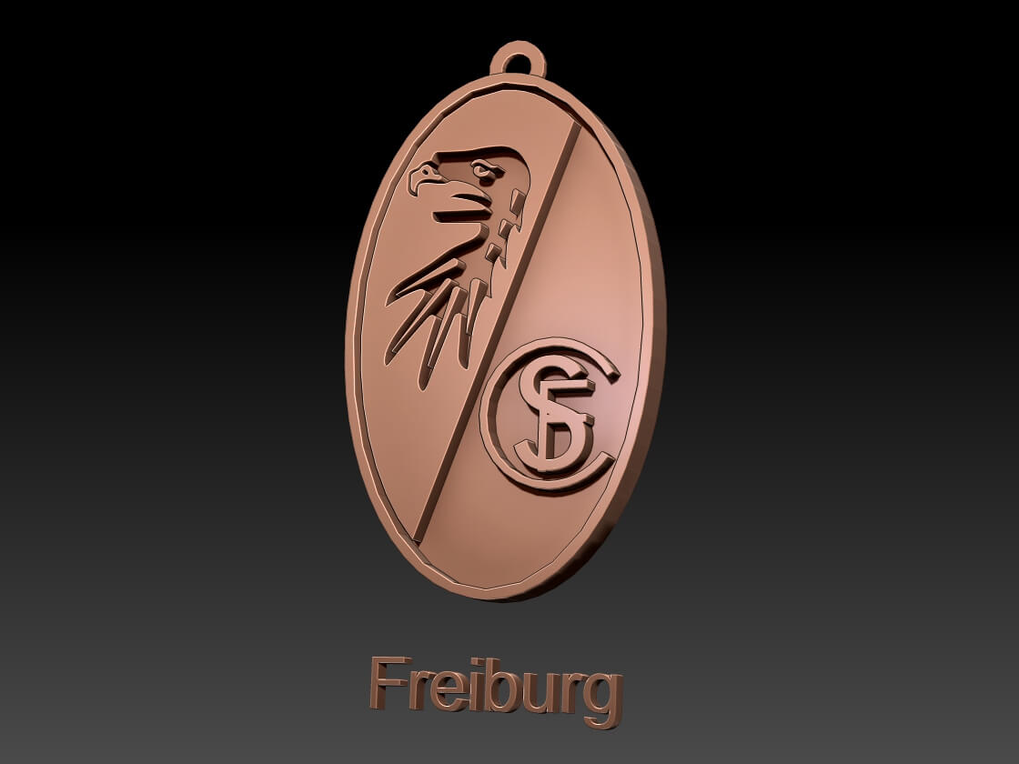 Freiburg Logo Printable and Renderable - 3D Print Model by danyelon