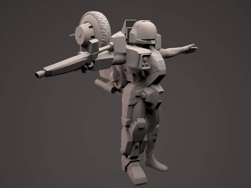 Genesis Climber MOSPEADA VR-052 Battler Cyclone 3D Model by danyelon