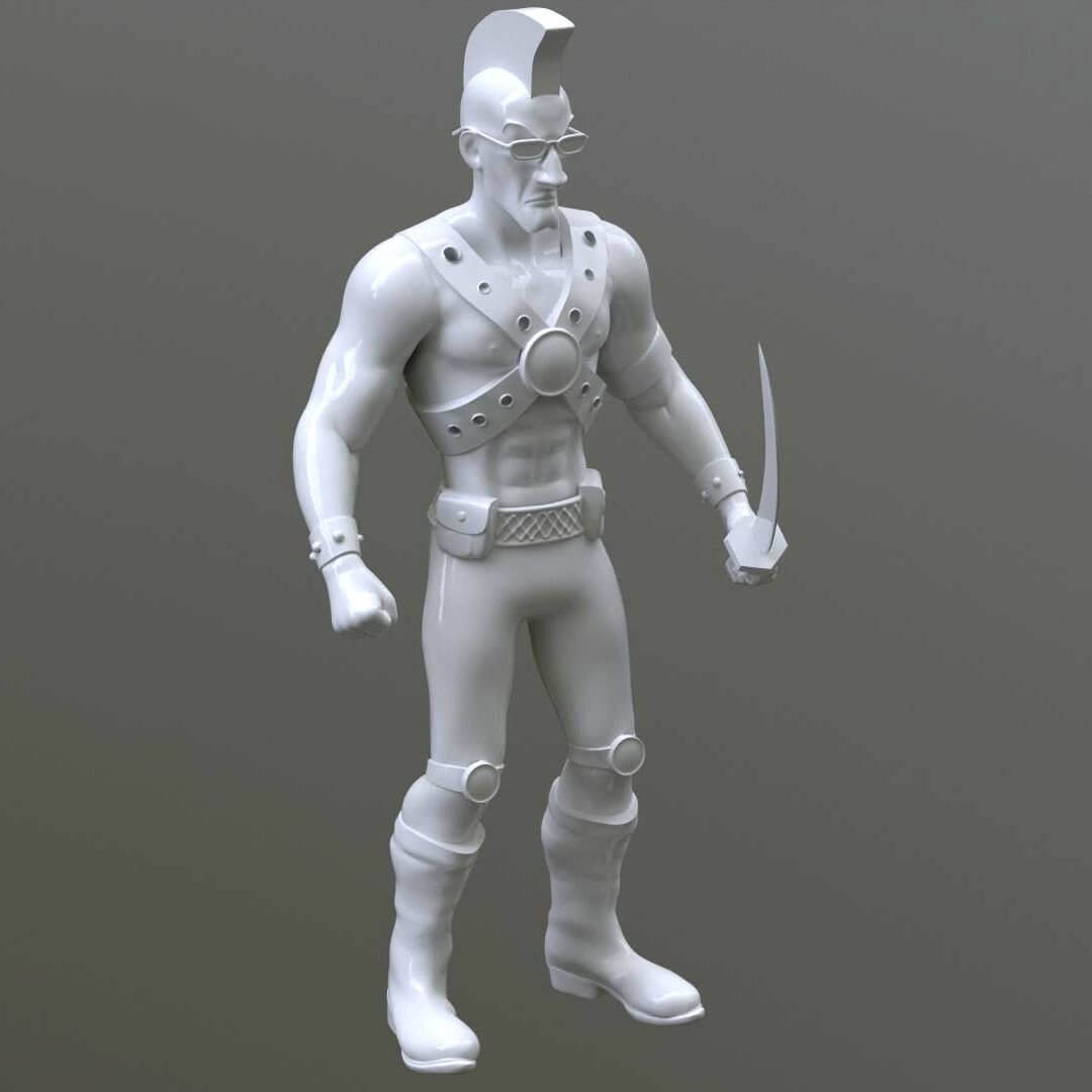 Grunt Pre-mutation - TMNT 1987 3D Model by danyelon