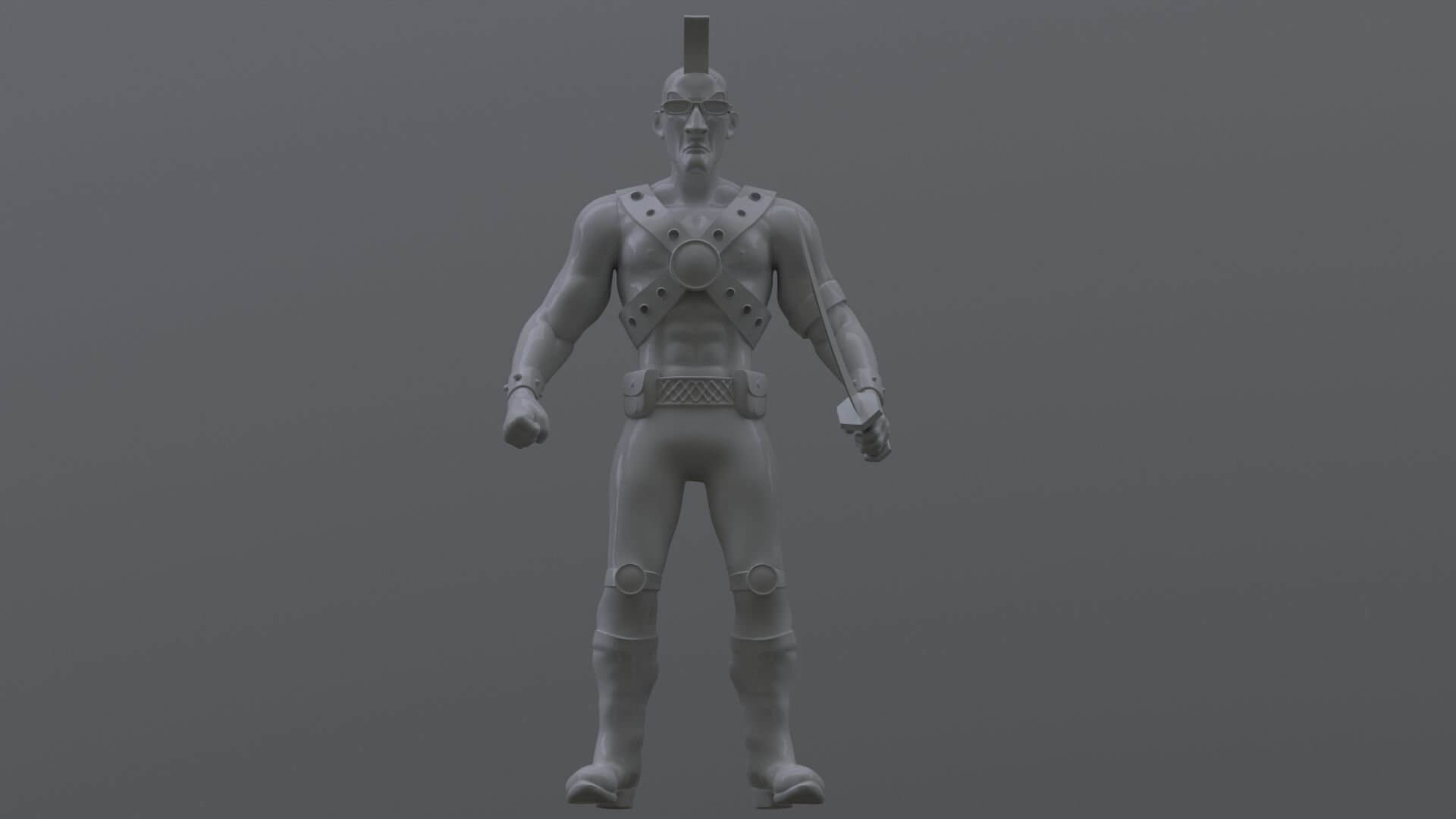 Grunt Pre-mutation - TMNT 1987 3D Model by danyelon