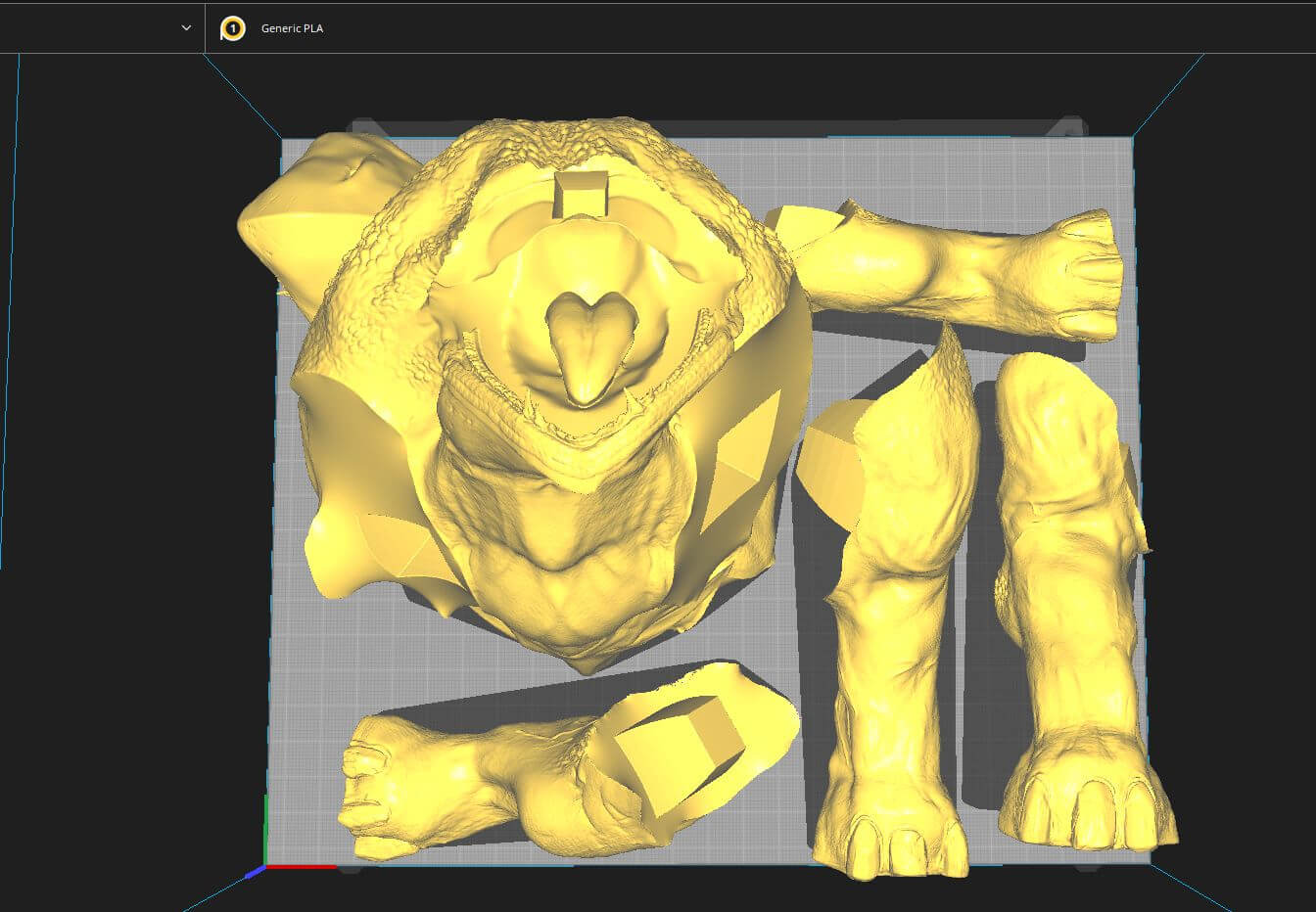 Gurbos Printable and Renderable - 3D Model by danyelon