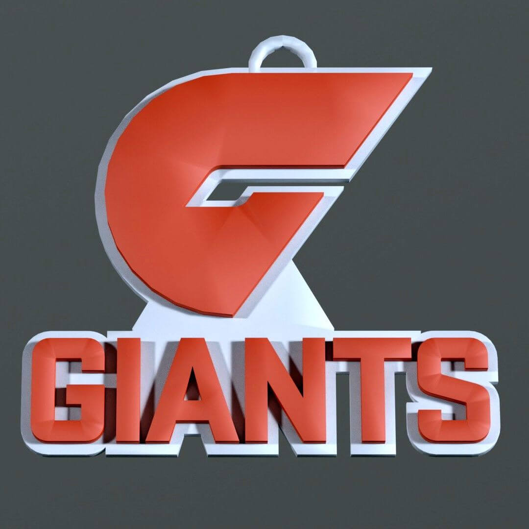 Gws Giants Printable and Renderable Badge - 3D Model by danyelon