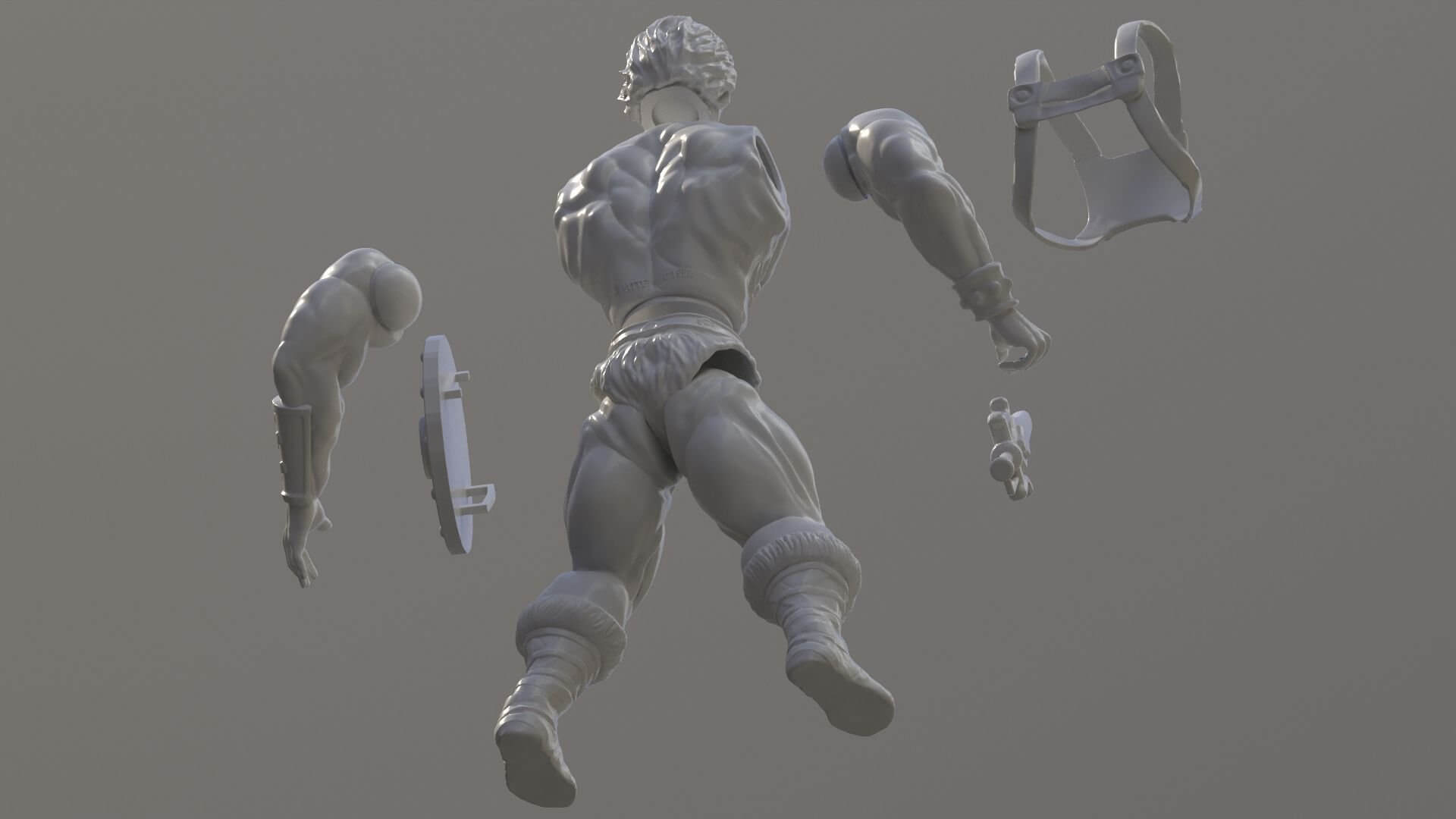 He- Man 1982 Printable Figure 3D Model by danyelon