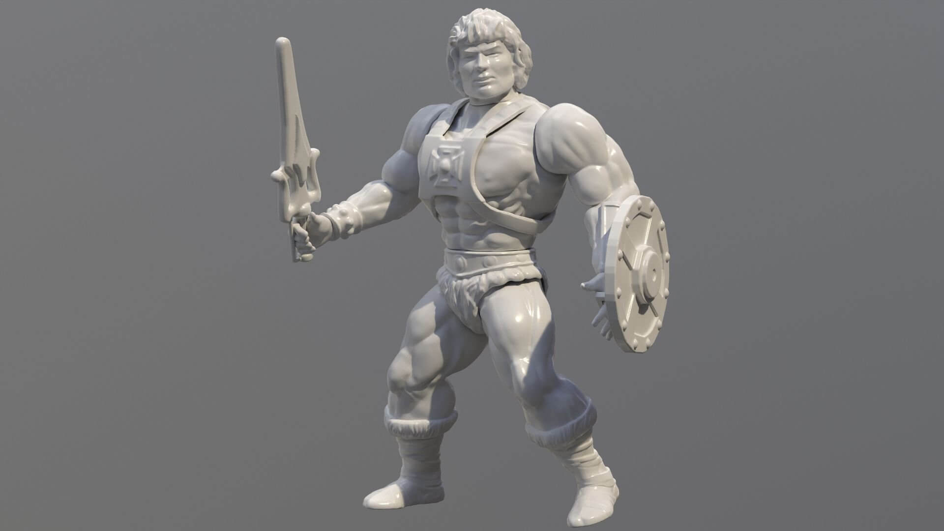 He- Man 1982 Printable Figure 3D Model by danyelon