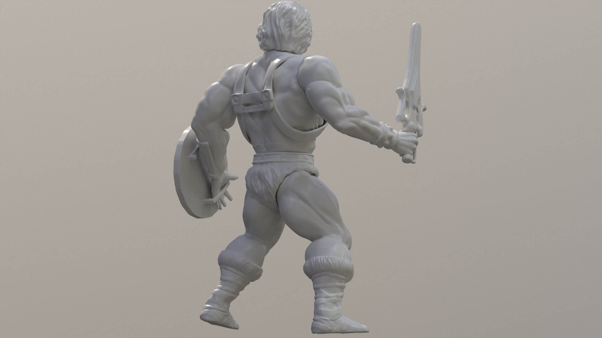 He- Man 1982 Printable Figure 3D Model by danyelon