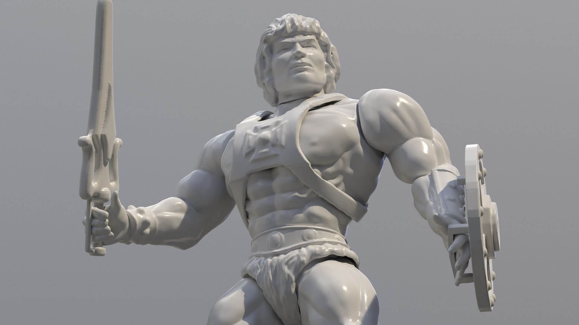 He- Man 1982 Printable Figure 3D Model by danyelon