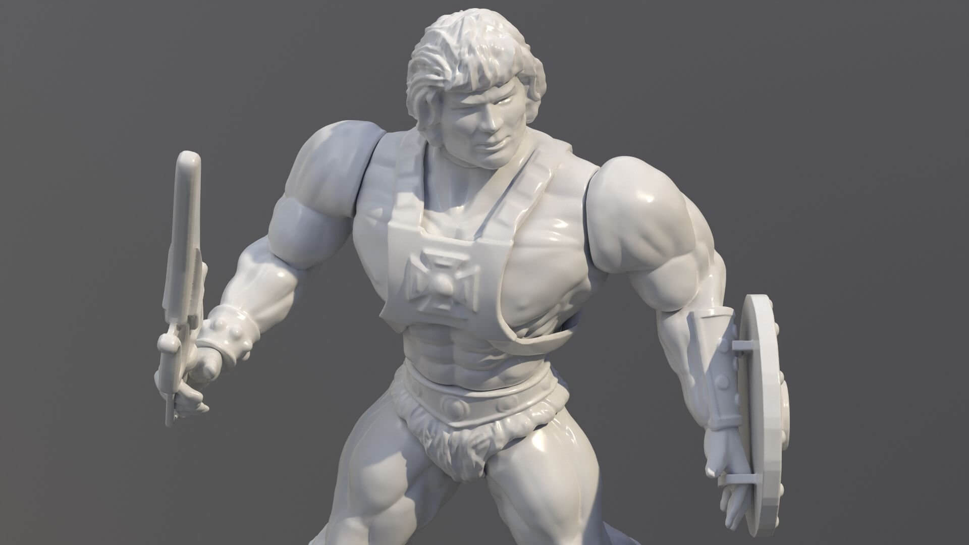 He- Man 1982 Printable Figure 3D Model by danyelon
