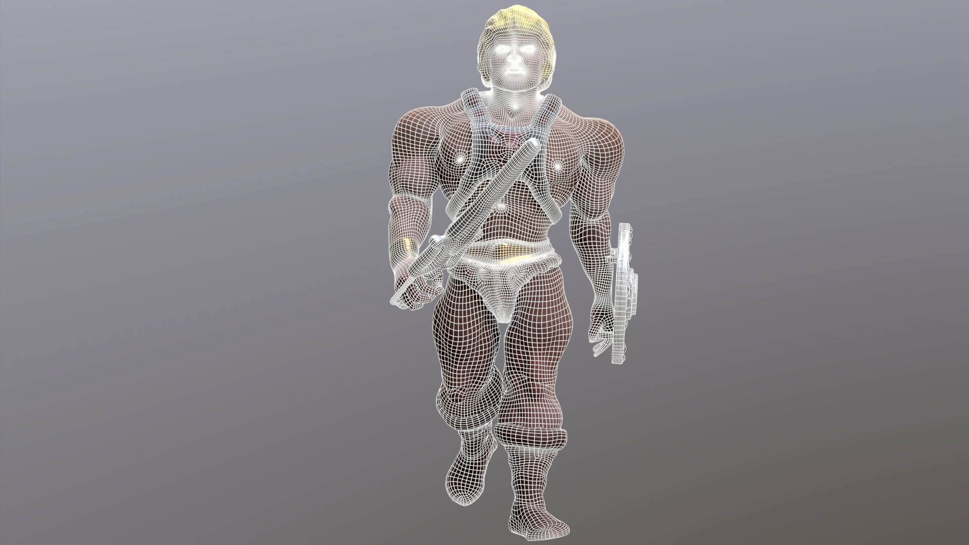 He-Man 1982 Version 3D Model by danyelon