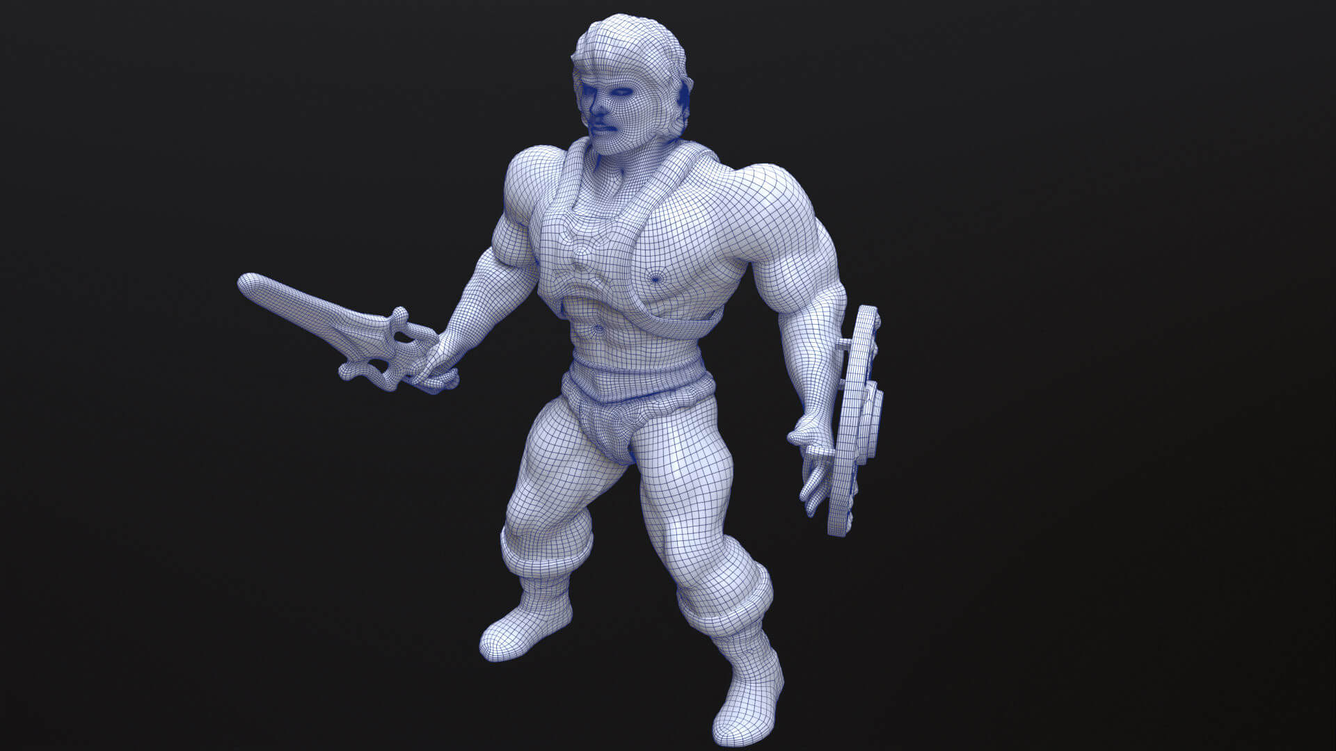 He-Man 1982 Version 3D Model by danyelon